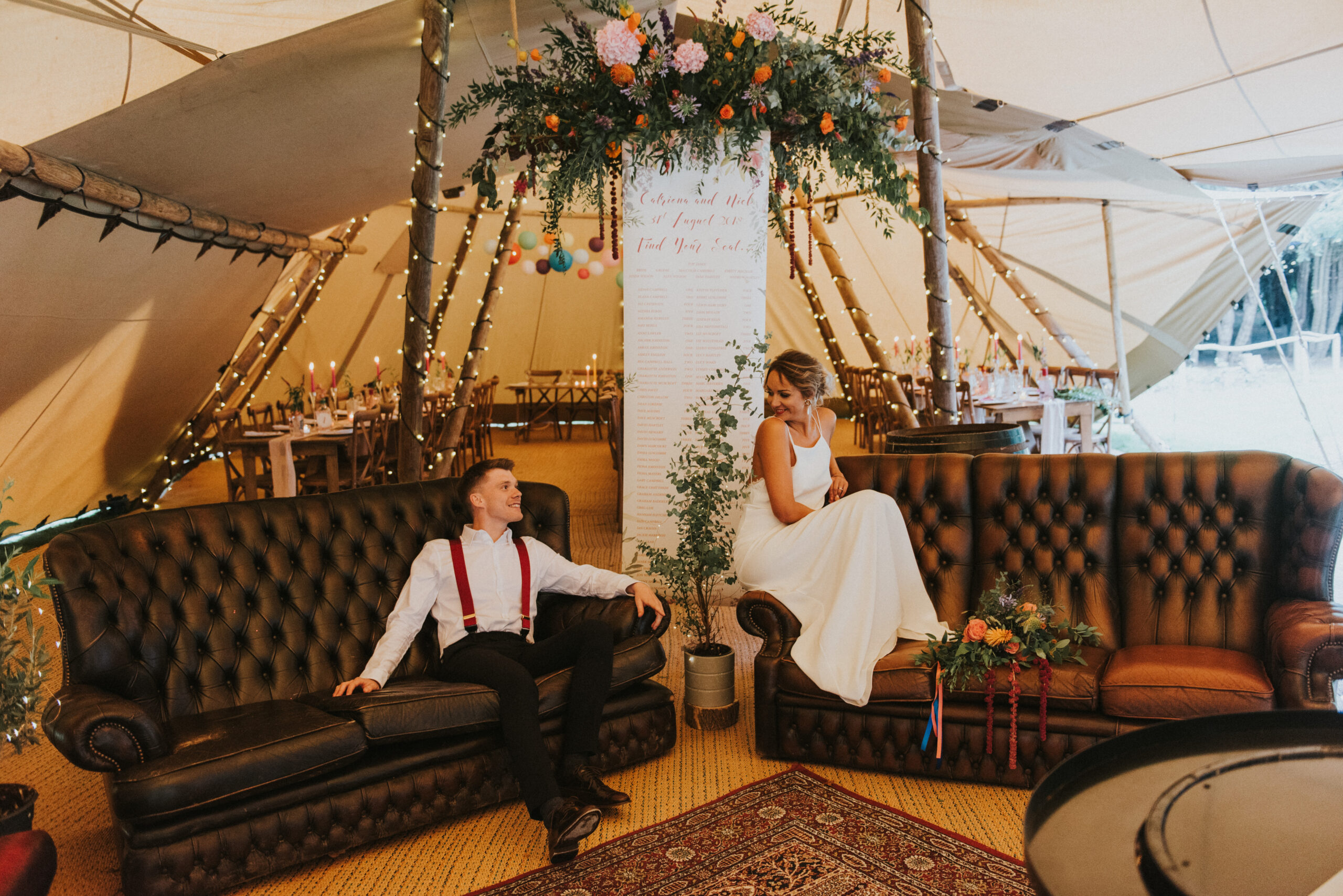 Yorkshire Woodland Wedding Tipi Showcase - Garden Weddings | Tipi Hire ...